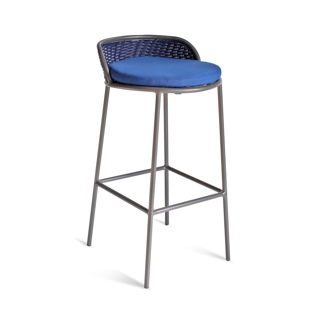 Haga Barstool – Synthetic Rattan - Vinoti
