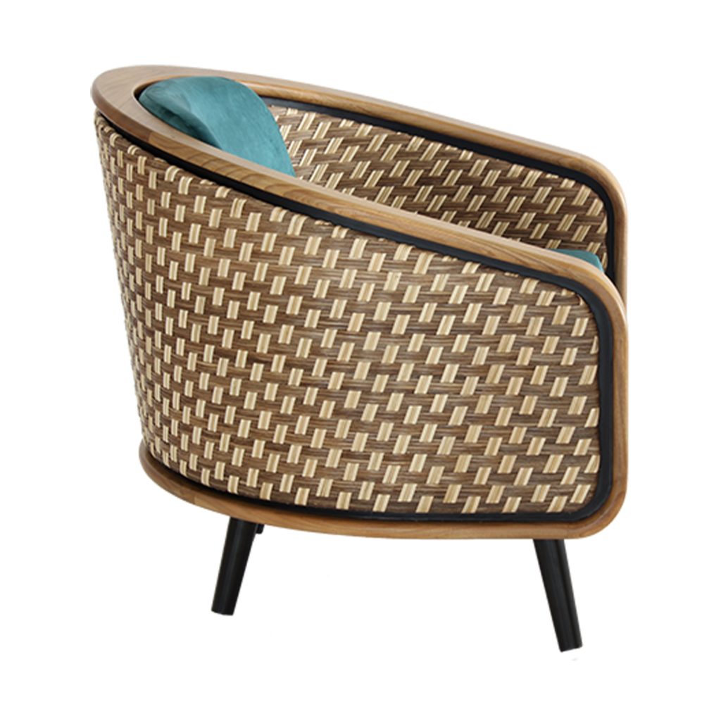 Nitara Lounge Chair with Leg - Vinoti