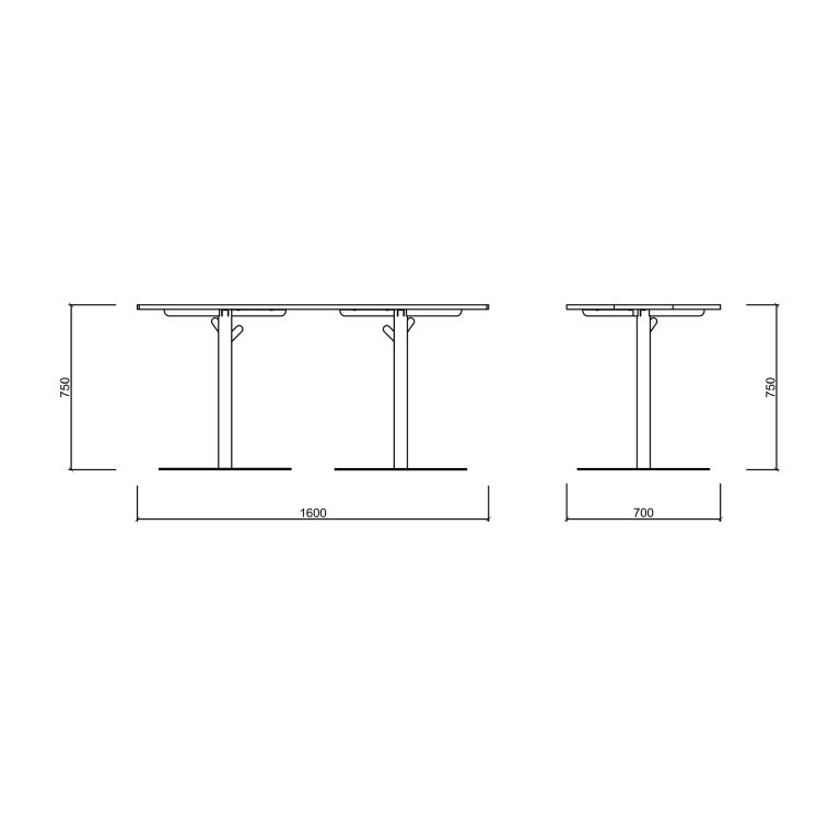 Zoi Dining Table Rectangle 4S - Vinoti