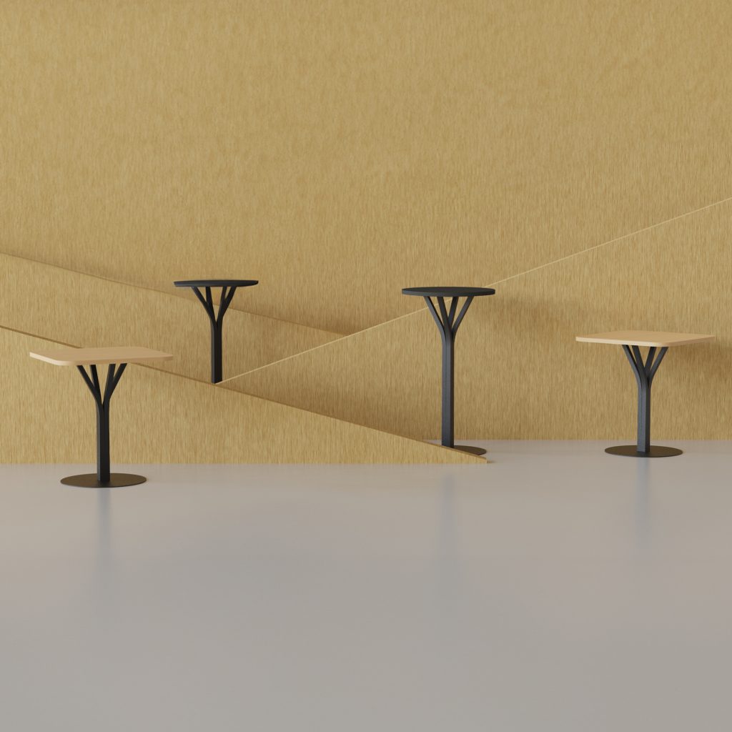 Palma Square Dining Table - VINOTI - Solusi Furniture Ruang Komersial Anda